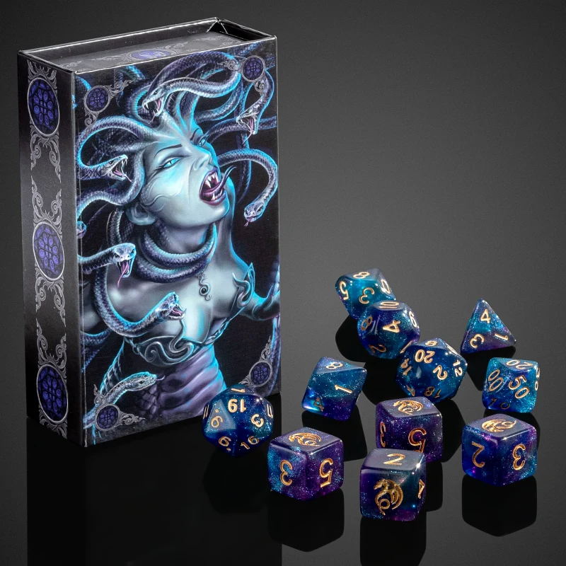 Medusa Dice Set - Anne Stokes – Dragon Zone Australia