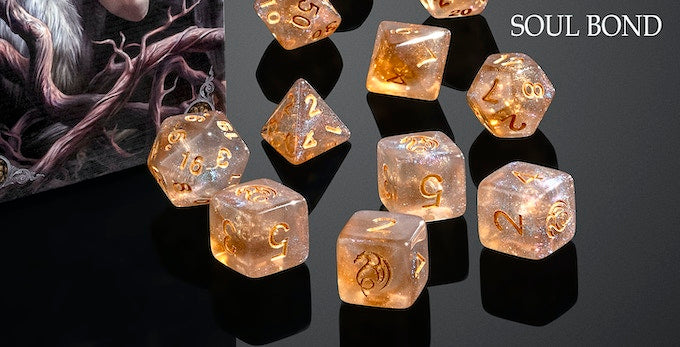 Soul Bond Dice Set - Anne Stokes – Dragon Zone Australia